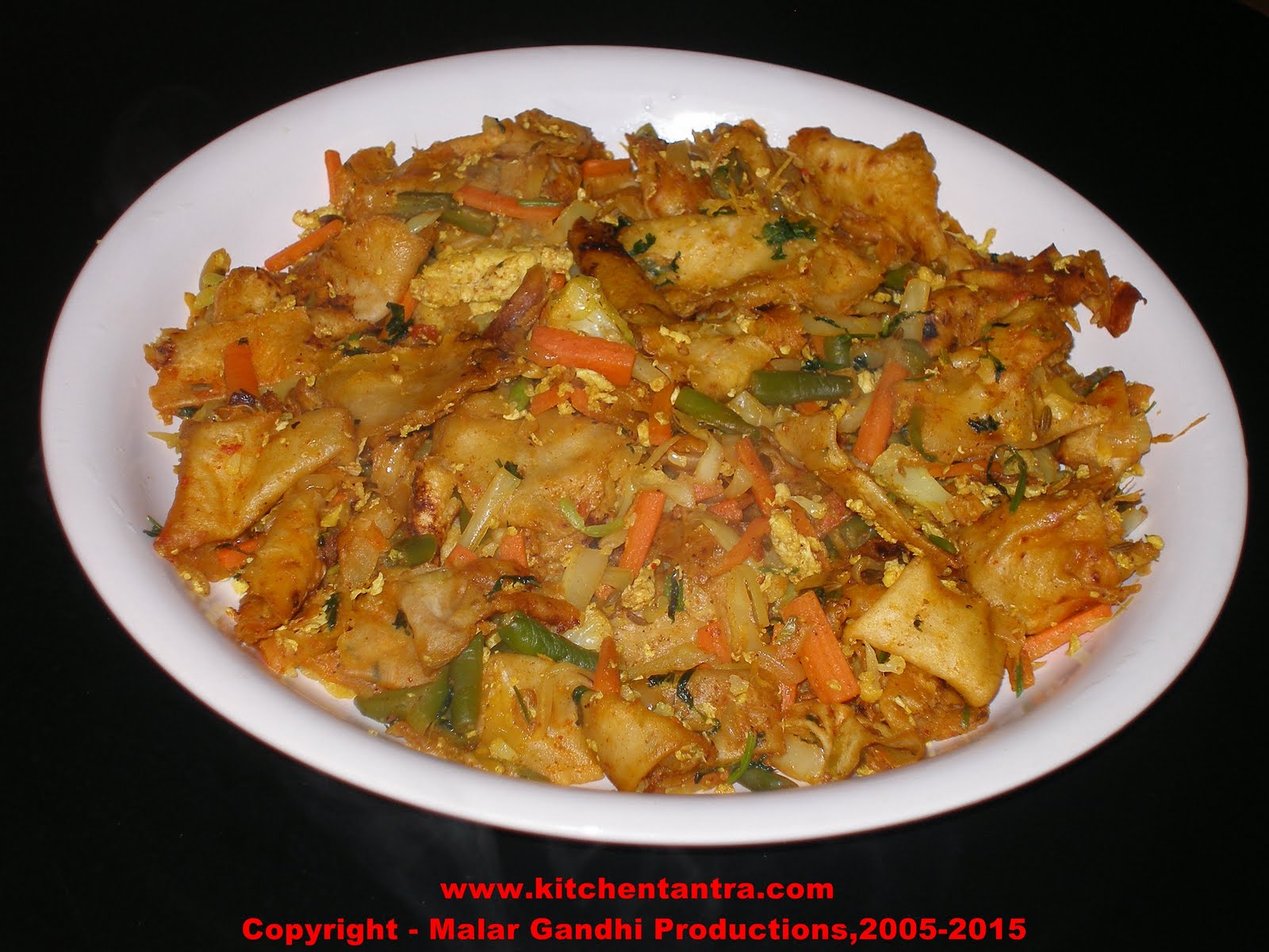 Vegetable Kothu Parotta – Multiple Choice Food! | Kitchen Tantra