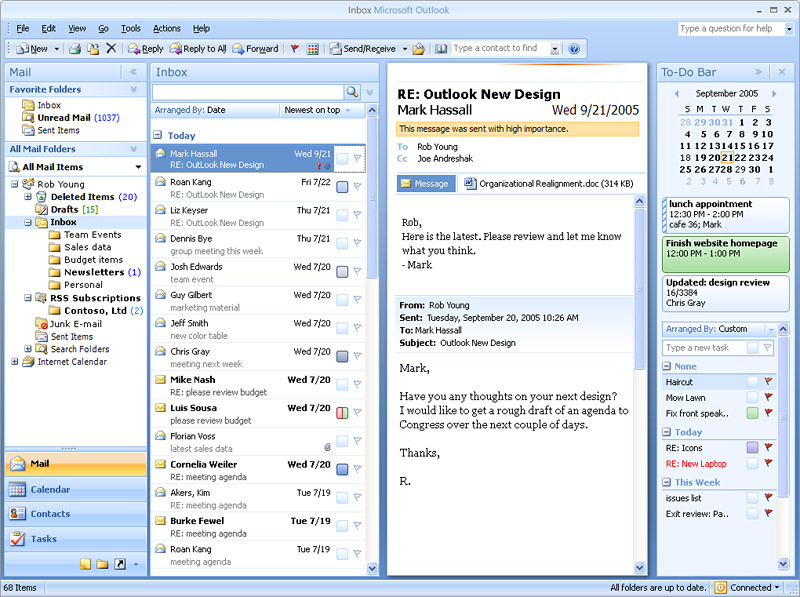 MICROSOFT OUTLOOK 2007