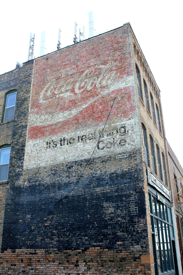 It's About Art and Design: Coca Cola Ghost Sign Photograph