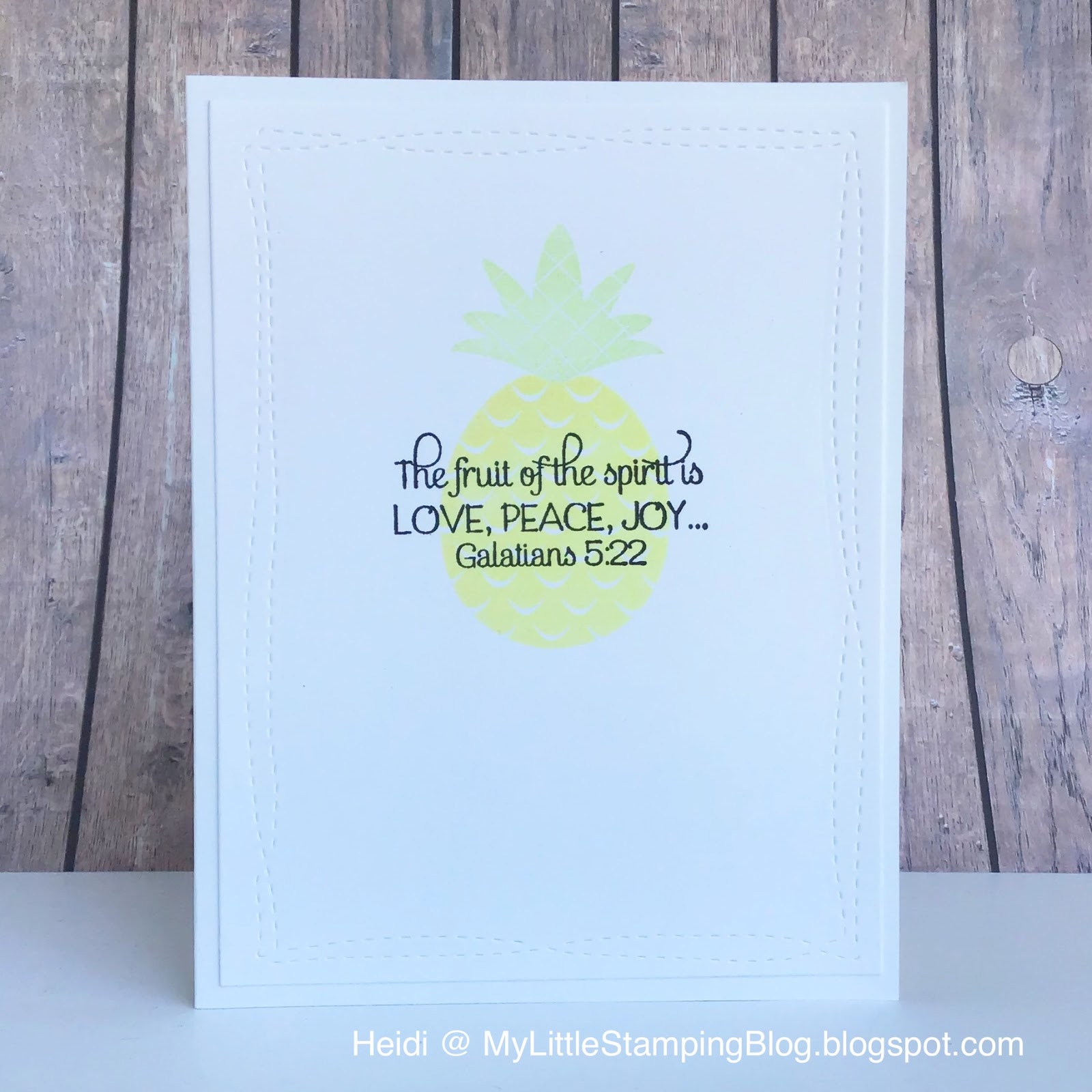 My Little Stamping Blog: Pineapple Themed Cards