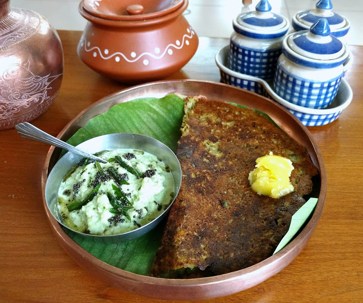 VEGETABLE SAJJE ROTTI/VEGETABLE PEARL MILLET ROTTI/SABZIWALA BAJRA ROTI