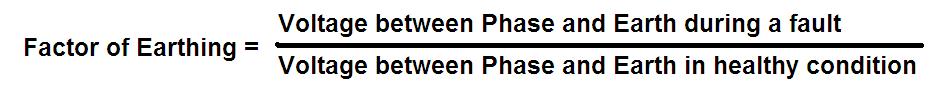 Factor of Earthing