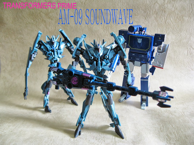 TRANSFORMERS PRIME AM-09 SOUNDWAVE變形金剛領袖之証AM-09音波+R.I.D.版