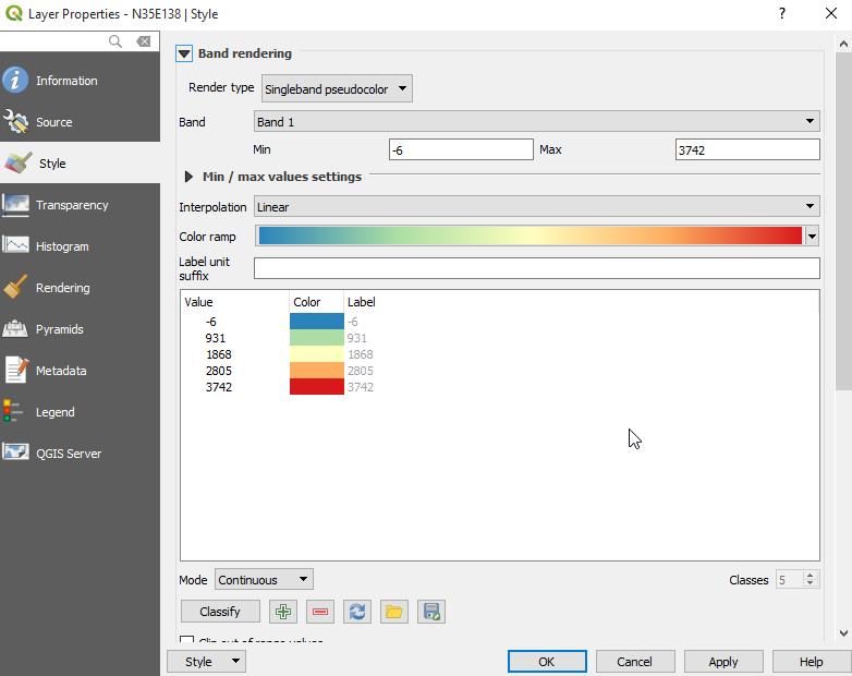 Digital Elevation Model (DEM) 3D Visualization in QGIS