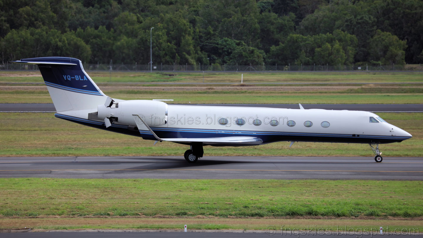Far North Queensland Skies: Gulfstream G550 VQ-BLA