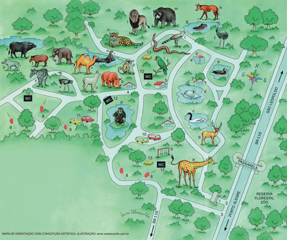 Zoo In São Paulo - 2011: Para Orientar-se: Mapas do Zoo