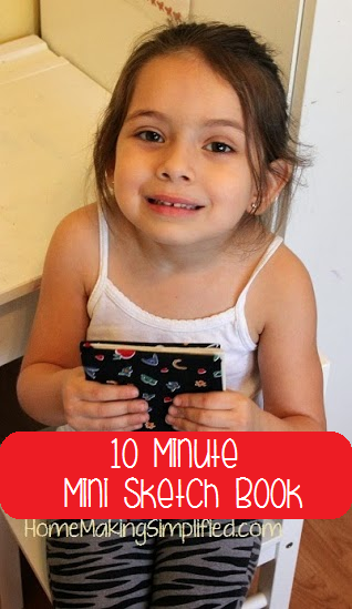Homemaking Simplified: 10 Minute Mini Sketch Book
