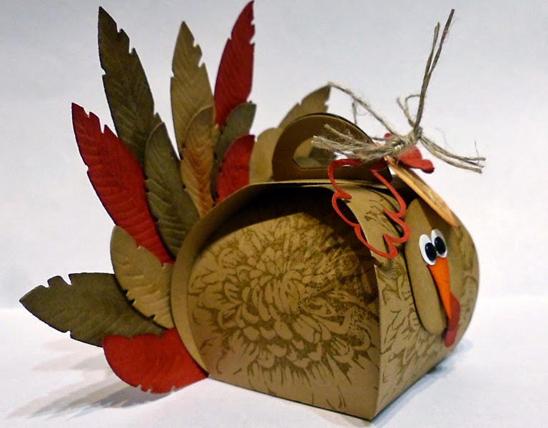 Stampin Along With Heidi: WCC11 Gobble, gobble---Curvy Keepsake box ...