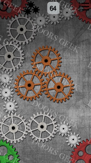 Gears Logic Puzzles Level 64 Solution ~ Doors Geek
