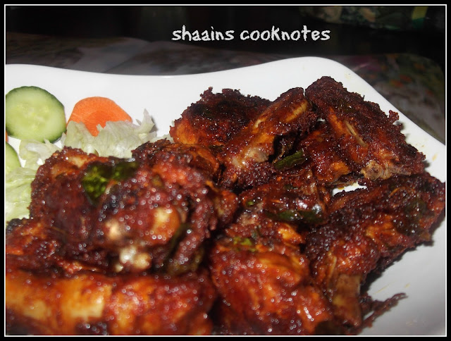 Shaain's Cooknotes: Thattukada Chicken Fry - Re-creating a thattukada ...