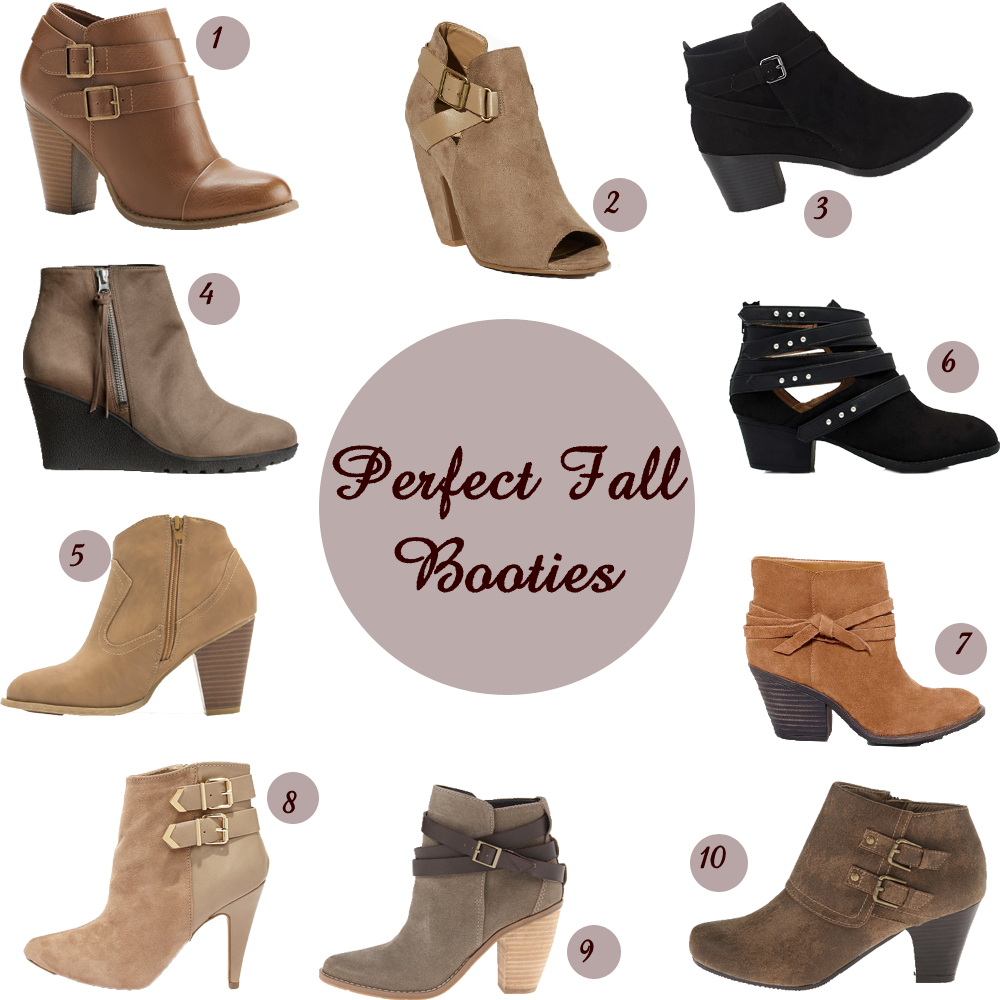 Favorite Fall Footwear: Booties! - Explore. Style. Create.