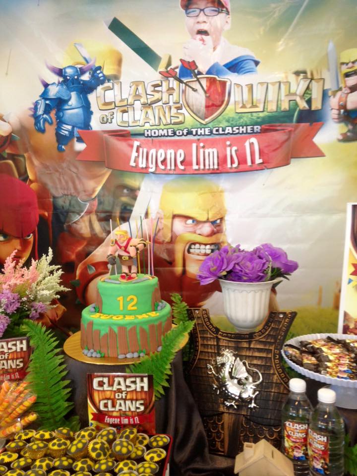Clash of Clans Titans Birthday Party for Eugene