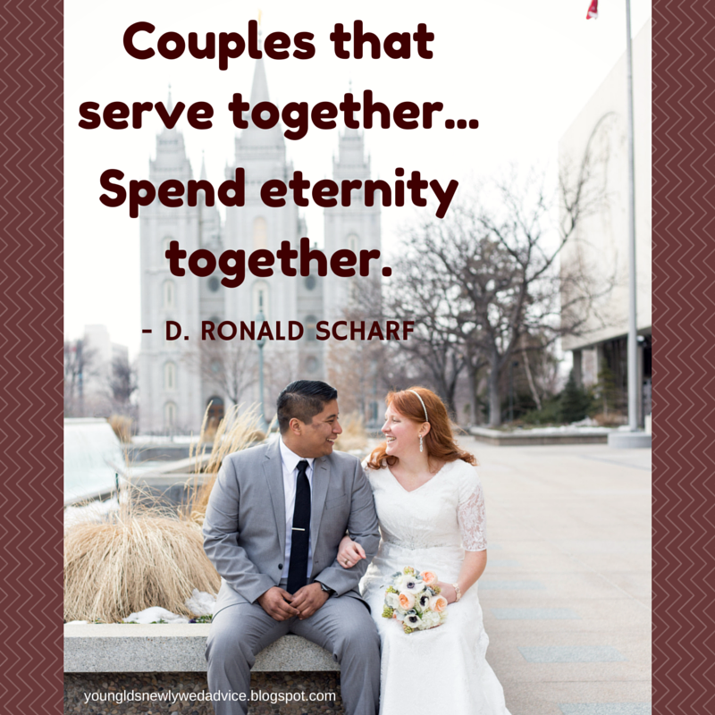 The Life of a Young LDS Newlywed: How to Serve my Spouse