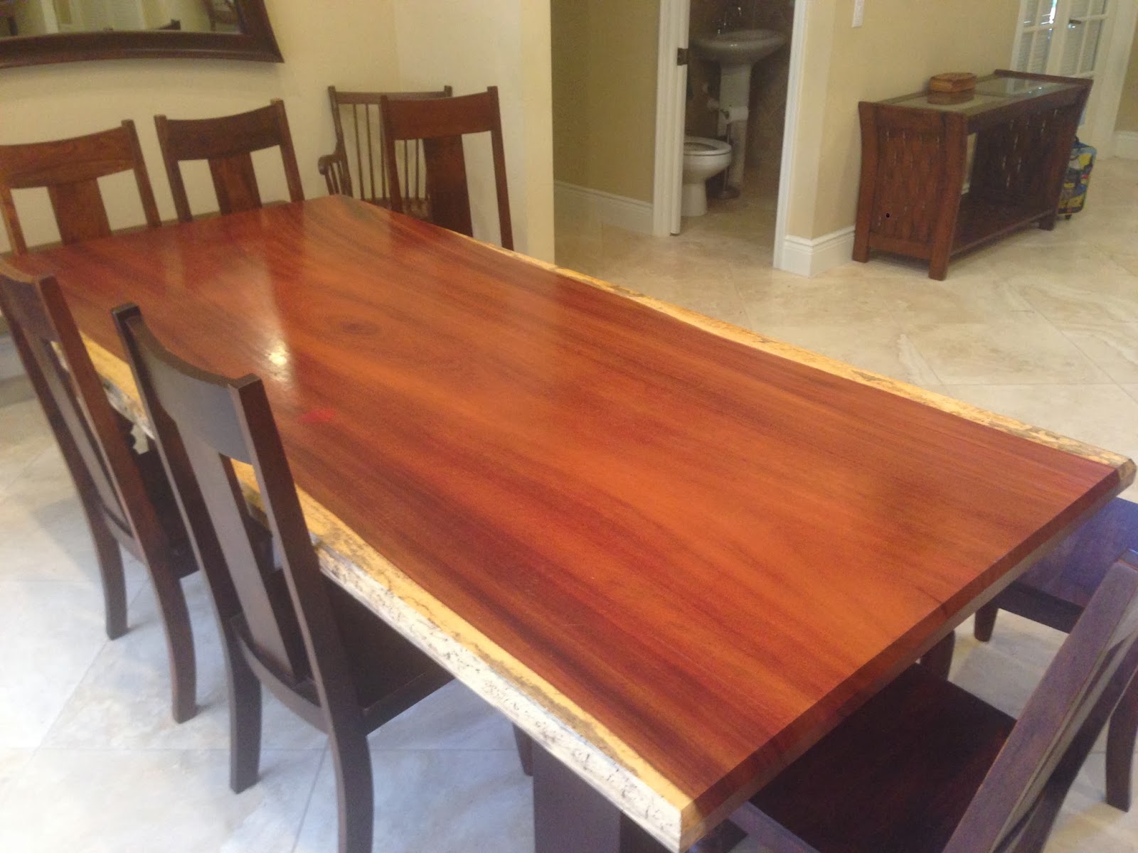 Tropical Exotic Hardwoods: Parota tables by Daniel Fusco of the ...