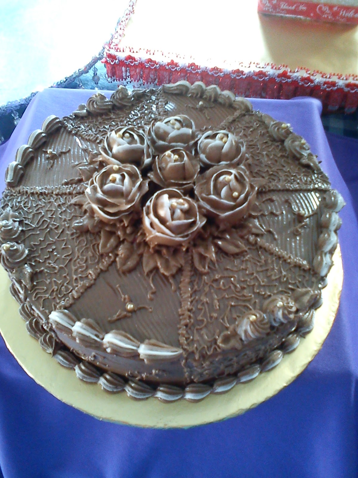 Anika MyRasa: KEK SPONGE COKLAT - BUTTERCREAM