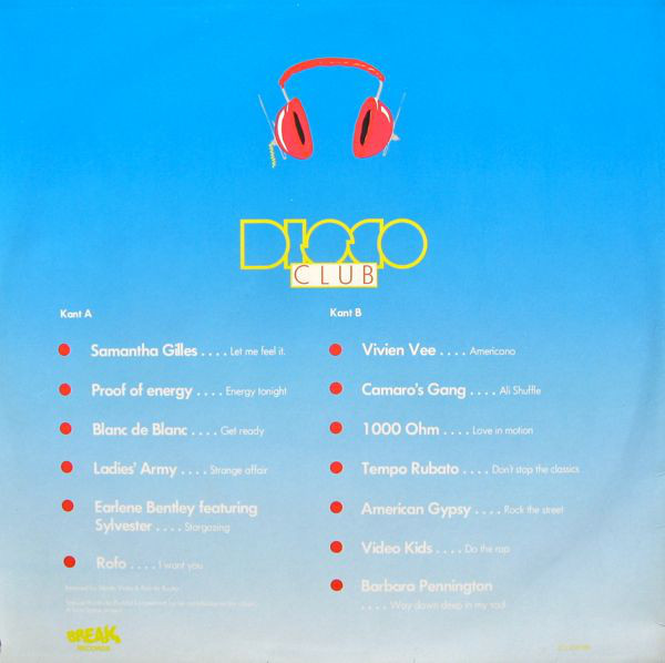 RETRO DISCO HI-NRG: Disco Club Volume 5 - 1985 non stop mix Hi-NRG ...