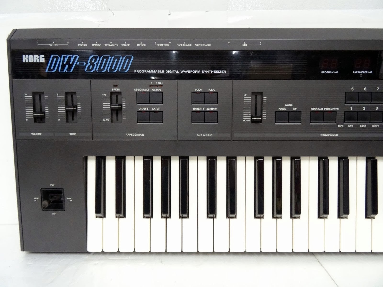 MATRIXSYNTH-B: KORG DW-8000 Vintage Digital Analog Waveform Synthesizer ...