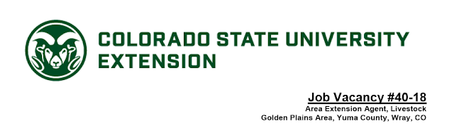 Colorado State University Extension- Wray, CO. - UF/IFAS Animal ...
