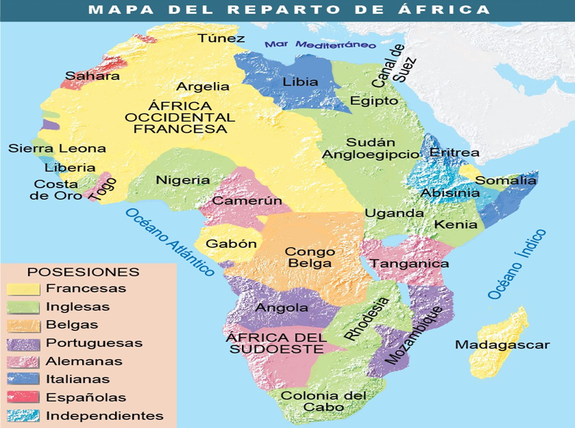 POR MI RAZA HABLARA EL ESPIRITU: EL REPARTO COLONIAL DE ASIA ÁFRICA Y ...