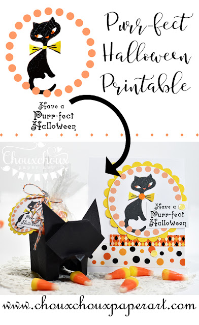 Lori Hairston: Black Cat Halloween Printable + Origami
