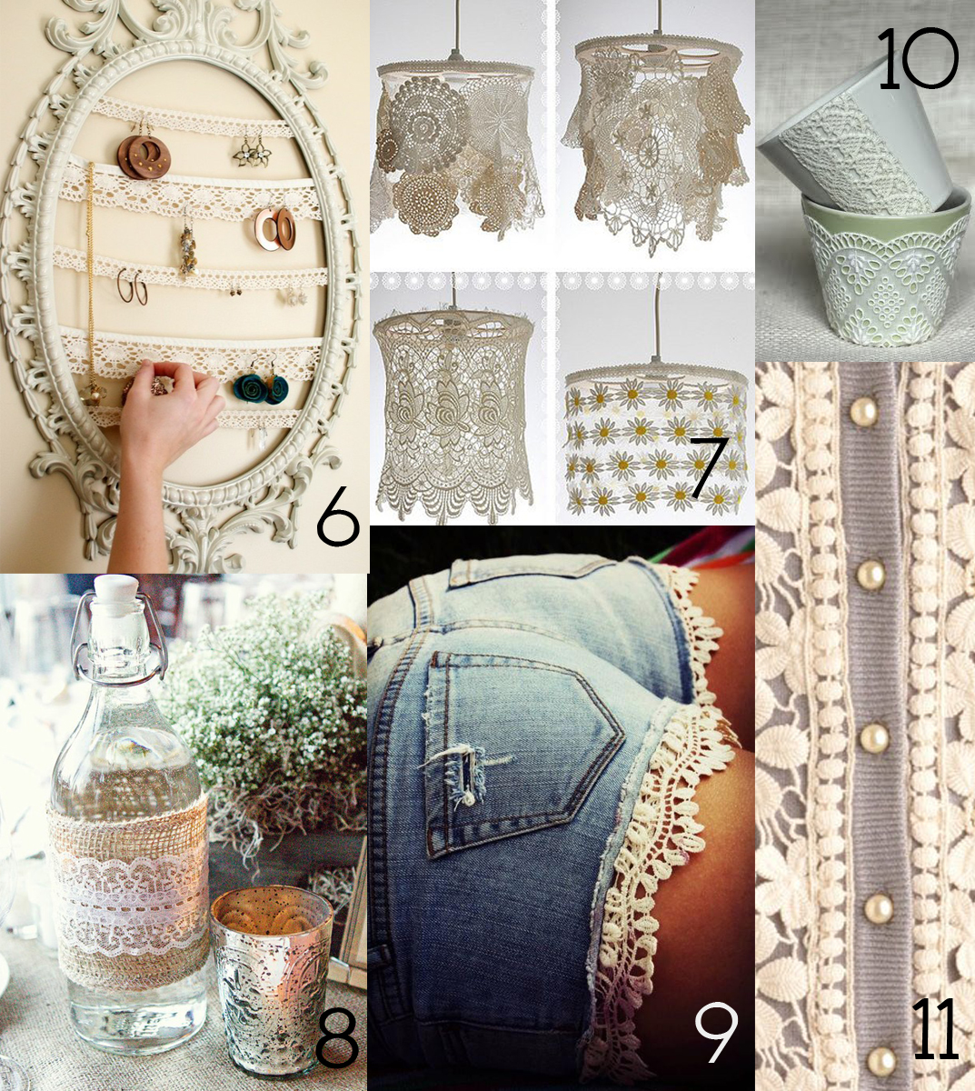 Inspiration: In love with lace.