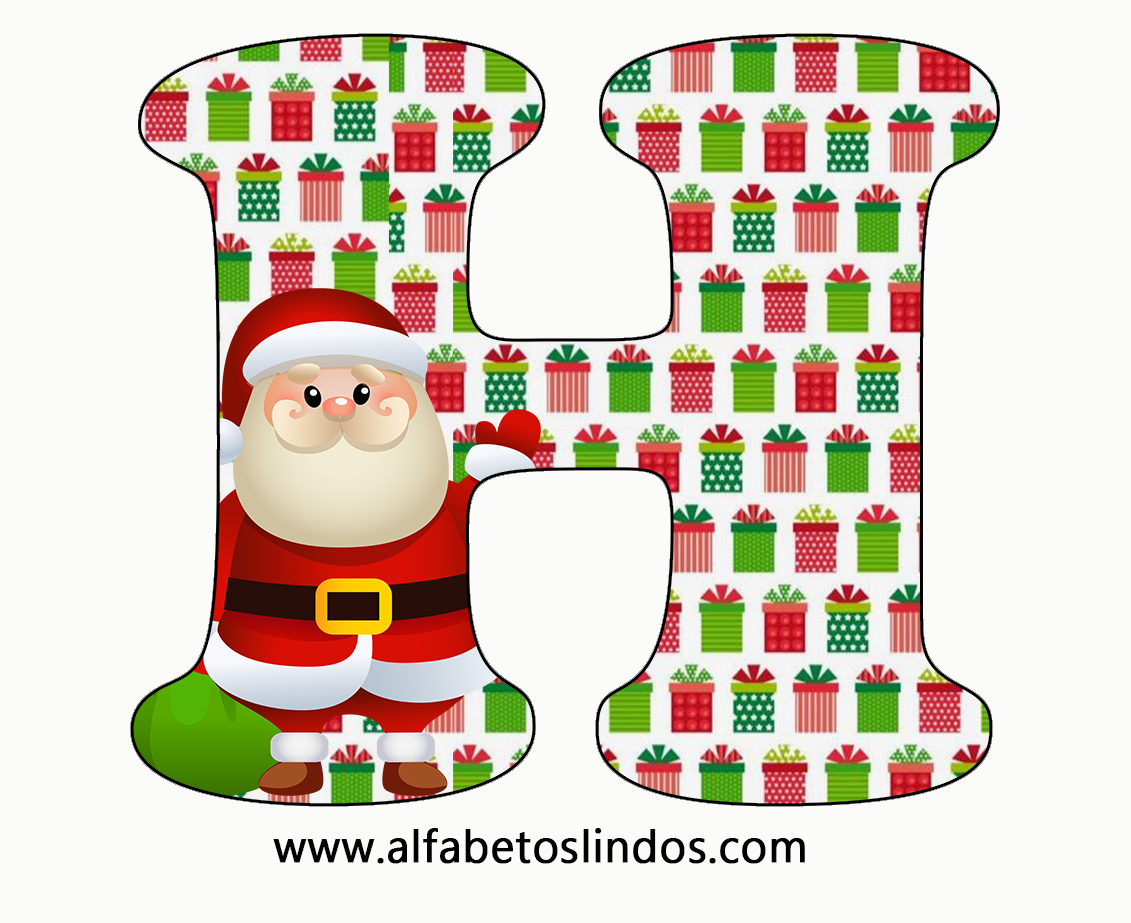Alfabeto De Natal Para Imprimir - FDPLEARN