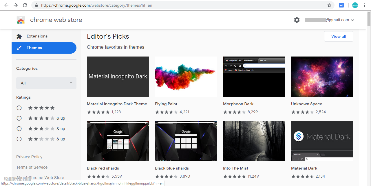 Cara Mengganti Tampilan Tema Browser Google Chrome - Yannech.com