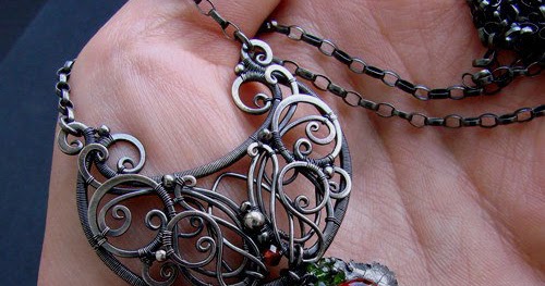 Silver Wire Work Jewelry by Alabama Studio - The Beading Gem's Journal