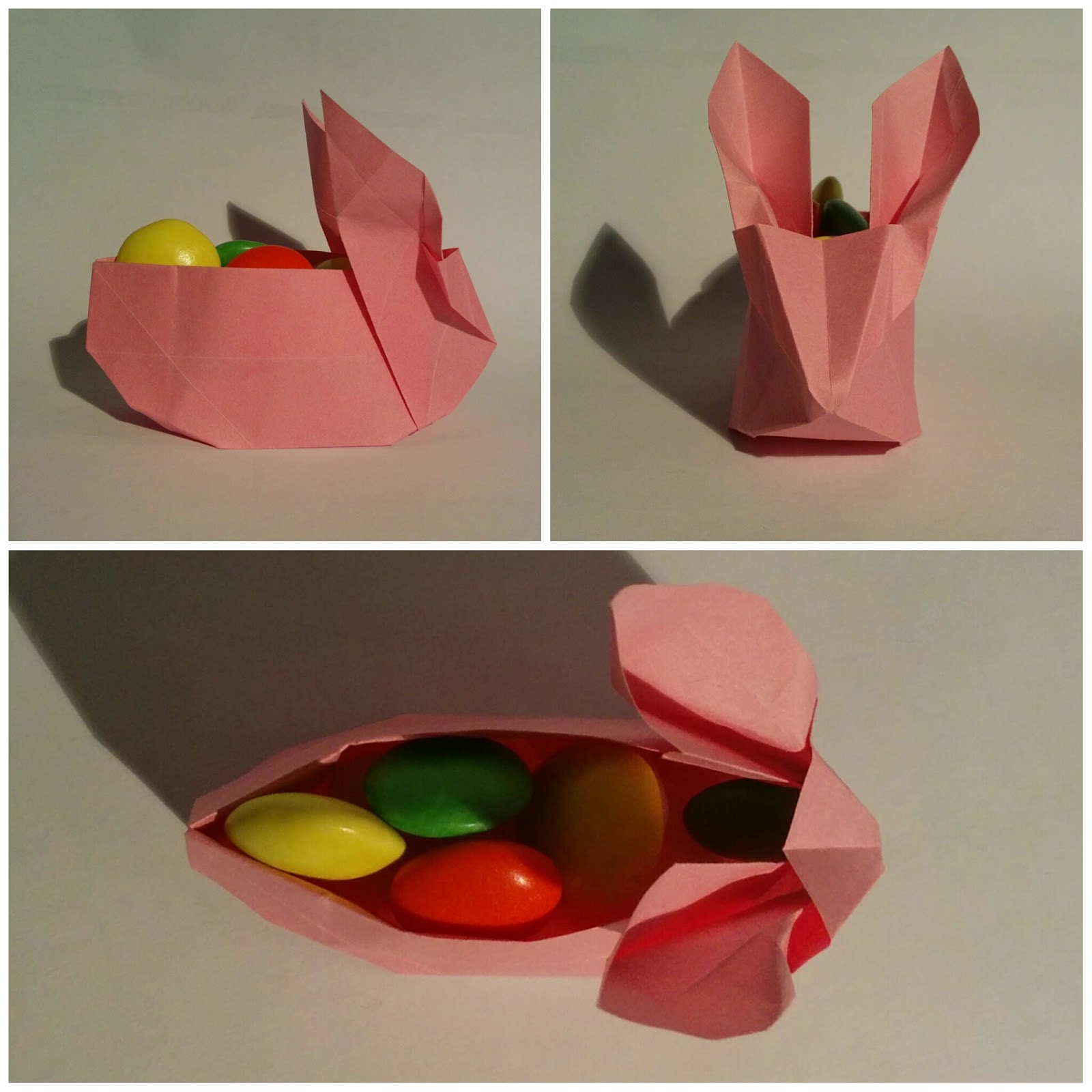 Los chiribiquis de Winga: Conejos de pascua de origami