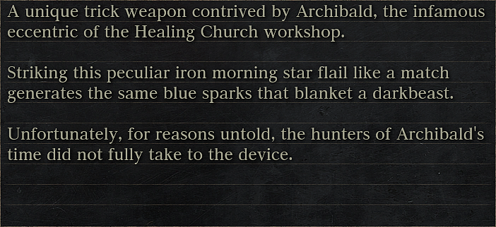 Tonitrus | Bloodborne Wiki