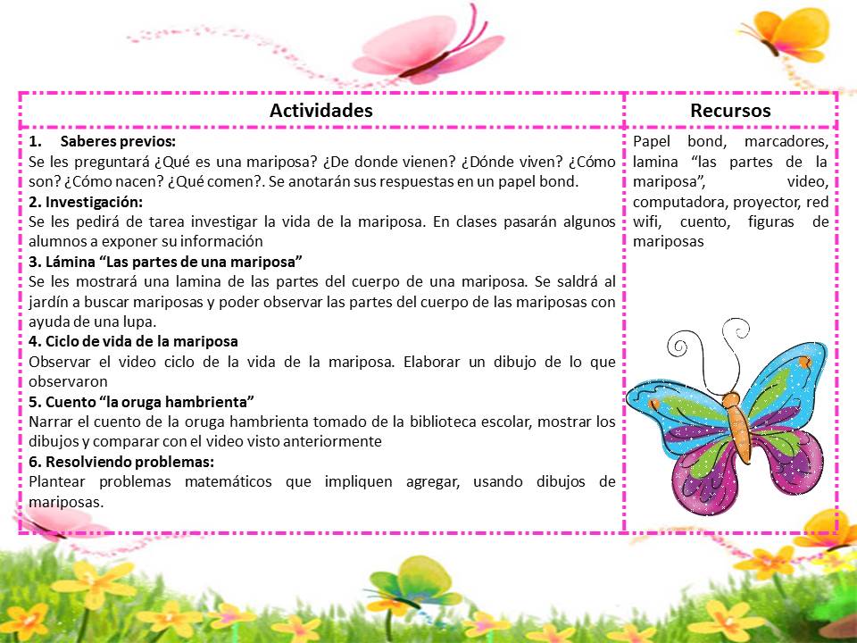 El Baúl de las Ideas en Preescolar: Unidad Didáctica "Las Mariposas"