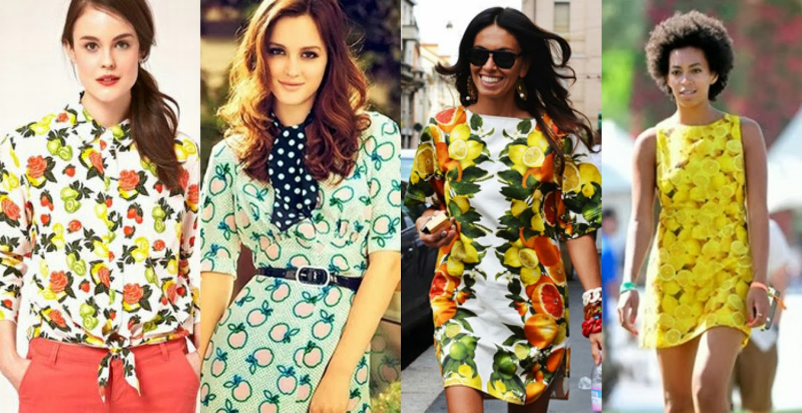 Tá na moda estampas de frutas!! - Amanda Rocha