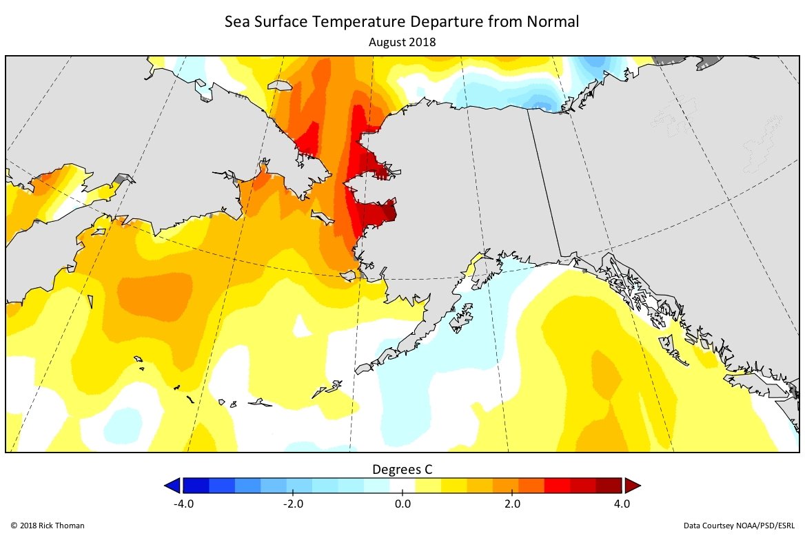 Deep Cold: Alaska Weather & Climate: Record Bering Ridge
