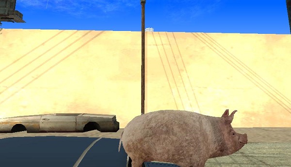 Skin Pig Babi GTA V To SA | GTAind - Mod GTA Indonesia