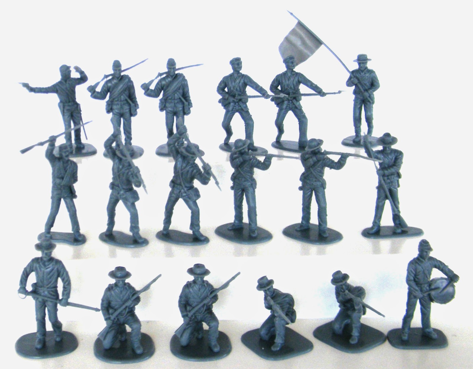 Toys and Stuff: Imex Set #706 Confederate Infantry