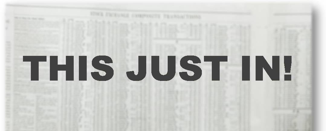 This Just In - The Filipino Rambler