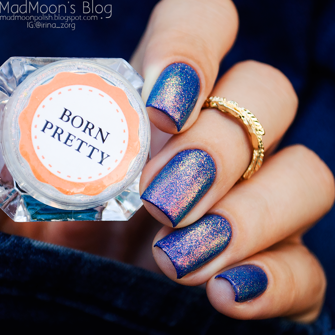 Avenir Cosmetics Nail Enamel 81 и втирка Born Pretty Chameleon Mermaid ...