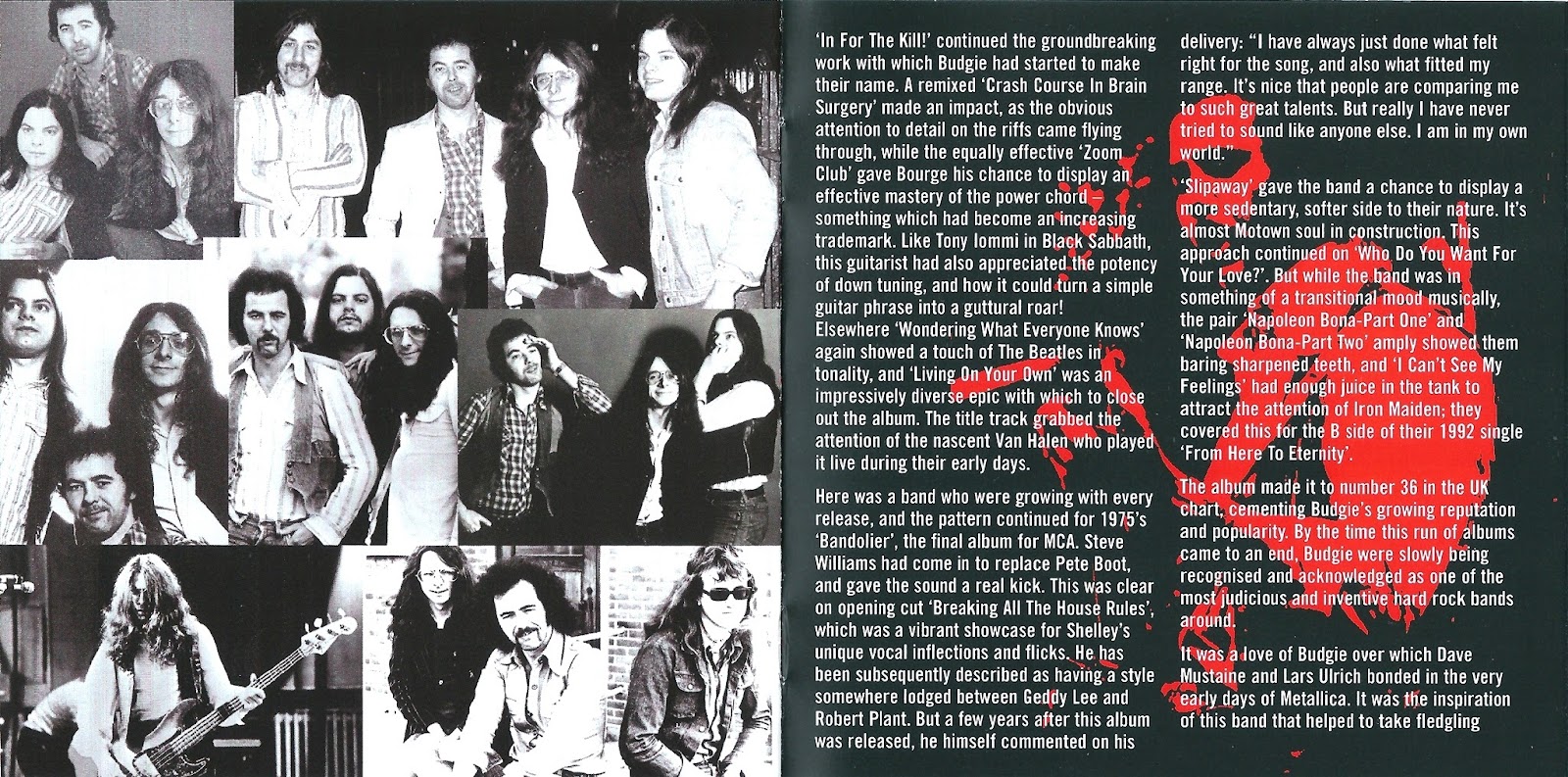 2016 Budgie. The MCA Albums 1973-1975 - Budgie - Rockronología