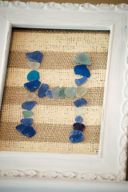 Social Salutations: Sea Glass Monogram Tutorial