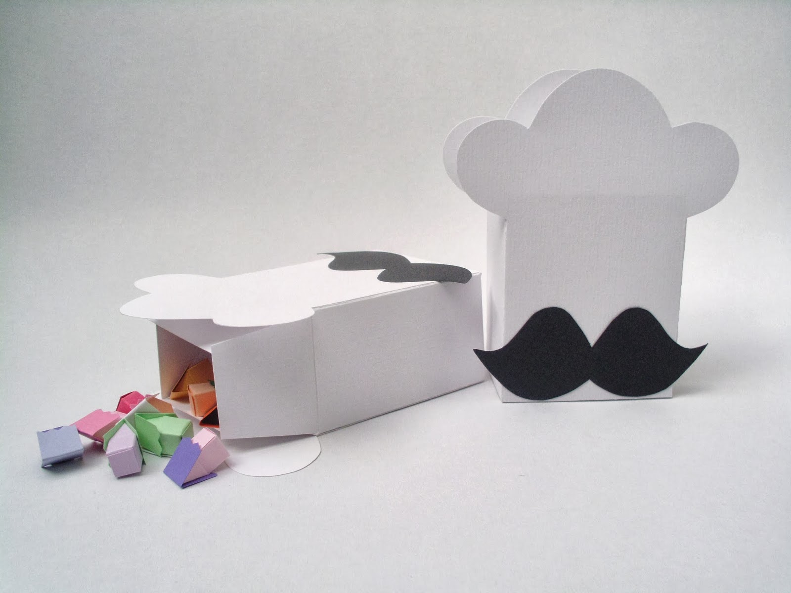 Handmade Paper-Heaven: chef's hat - favor box
