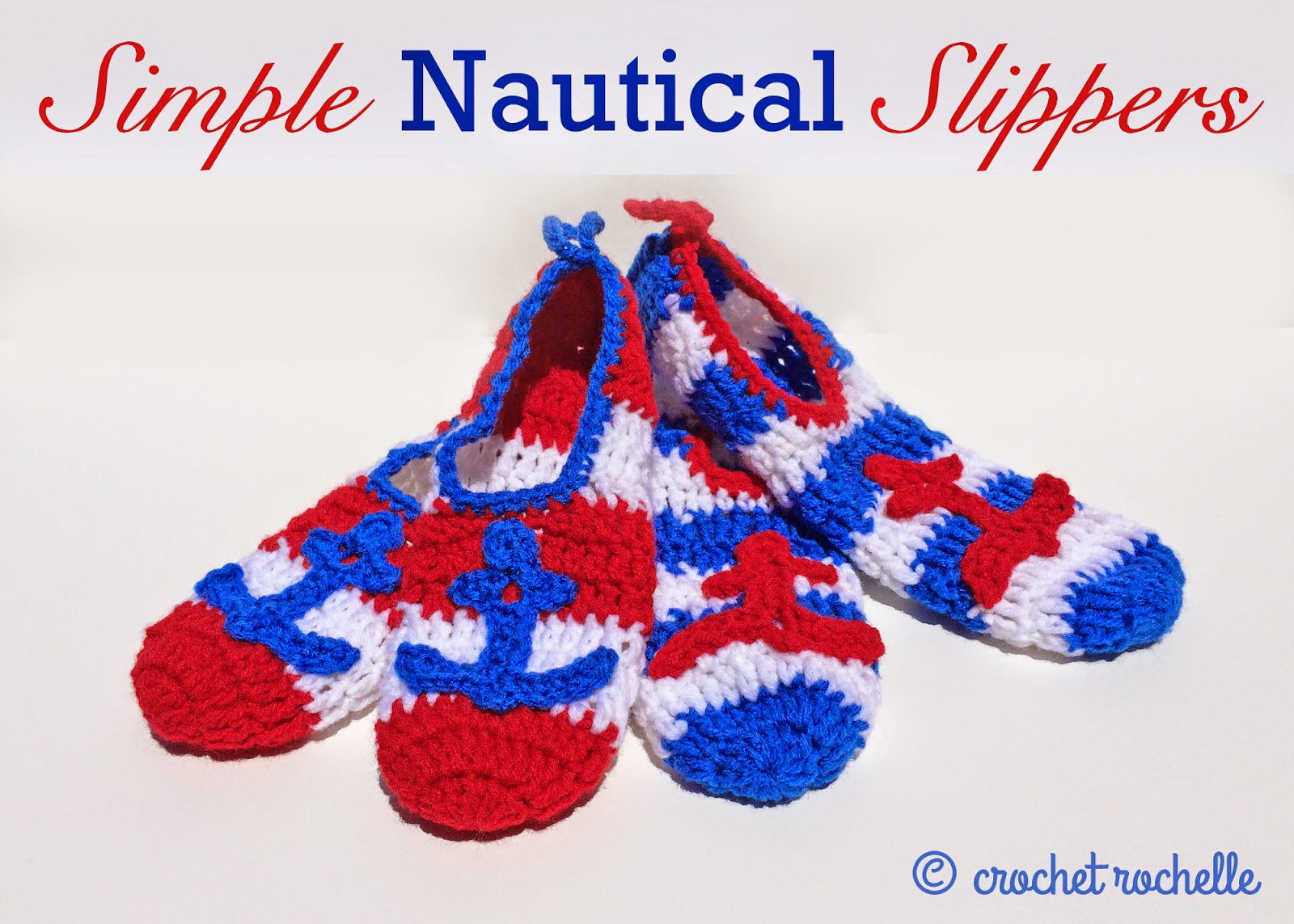 Crochet Rochelle: Simple Slippers Pattern