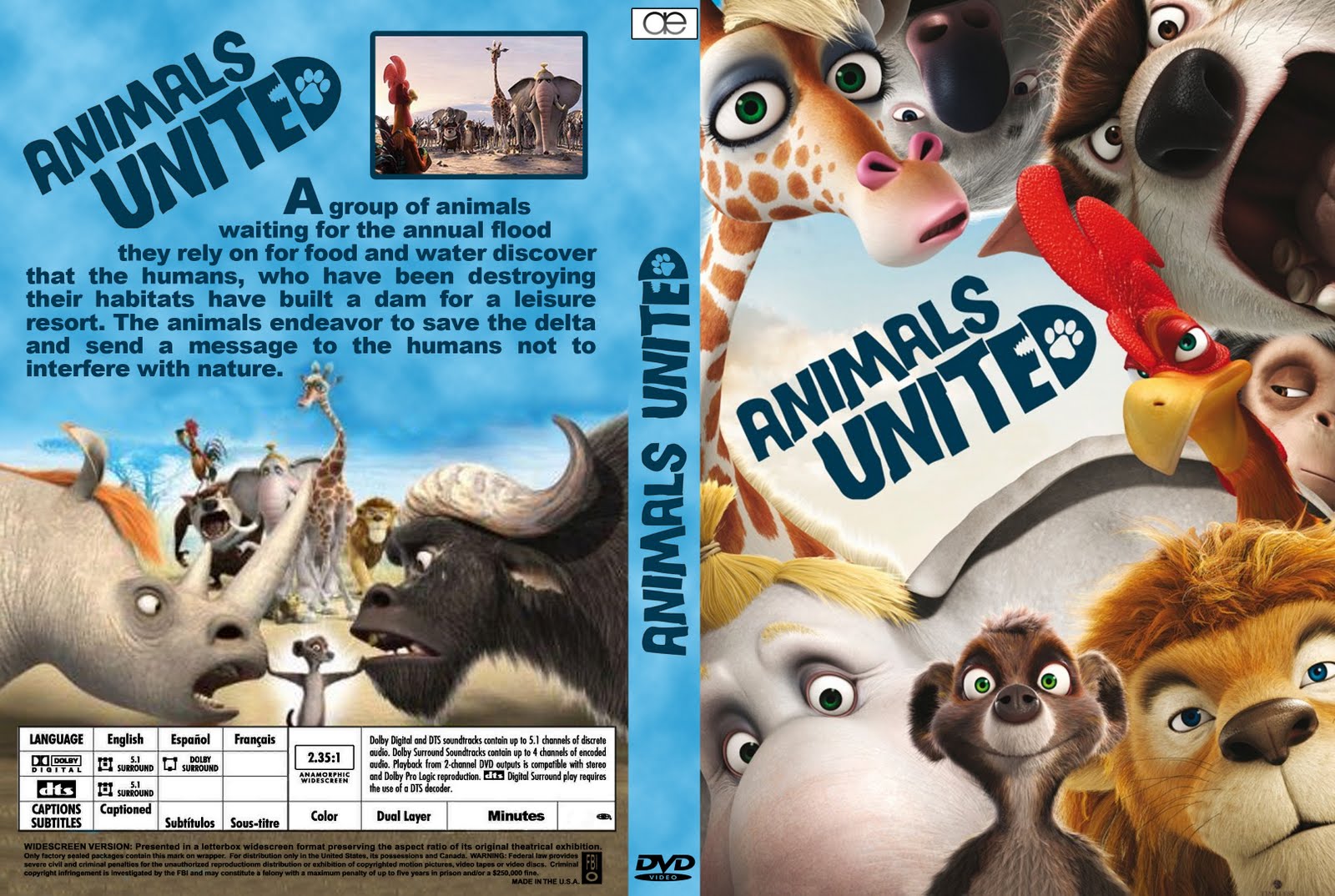 PELICULAS INFANTILES EN DVD: ANIMALES AL ATAQUE