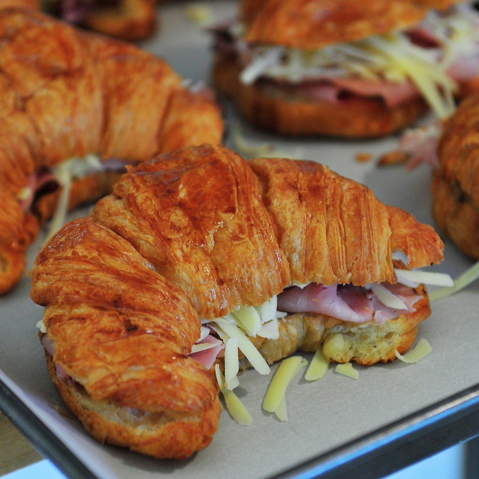 Simply Gourmet: Croque Monsieurs, fancy ham and cheese sandwiches