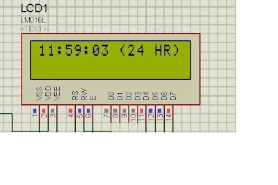 Microcontroller Projects and Tutorials: Digital Clock Using Microcontroller 89C52/89S52