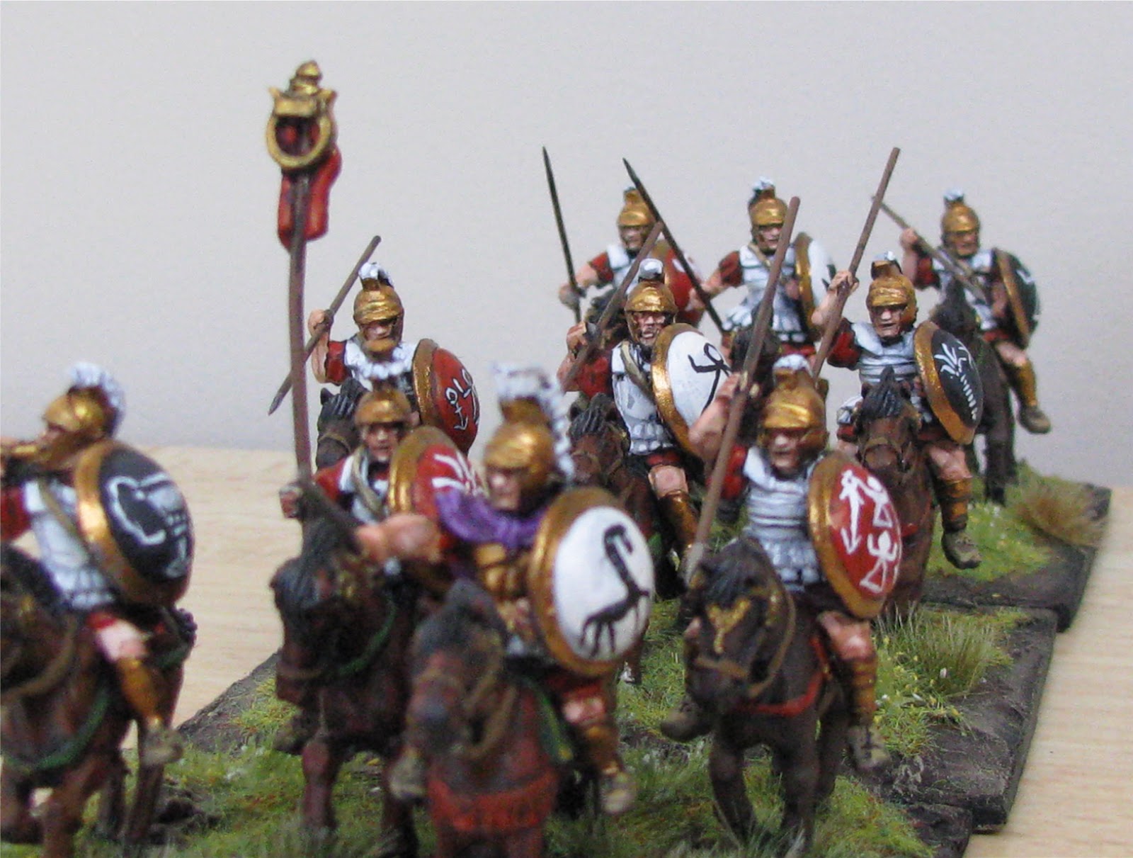15mm paint shack: 28mm Carthaginian punic cav finished