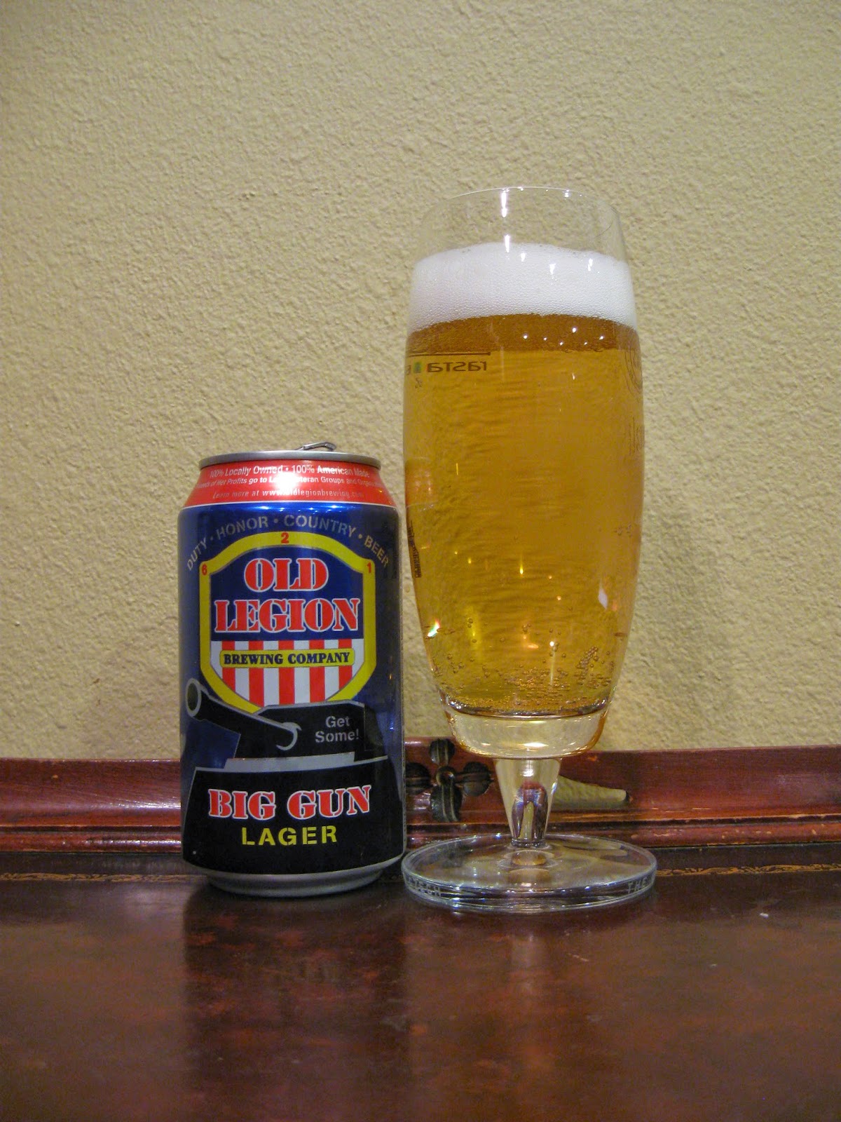 Doing Beer Justice: Old Legion Big Gun Lager