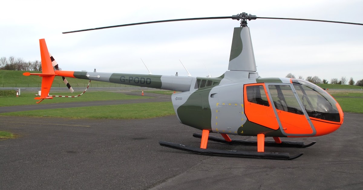 Thruxton Helicopters: Unique scheme on R66 G-PODD