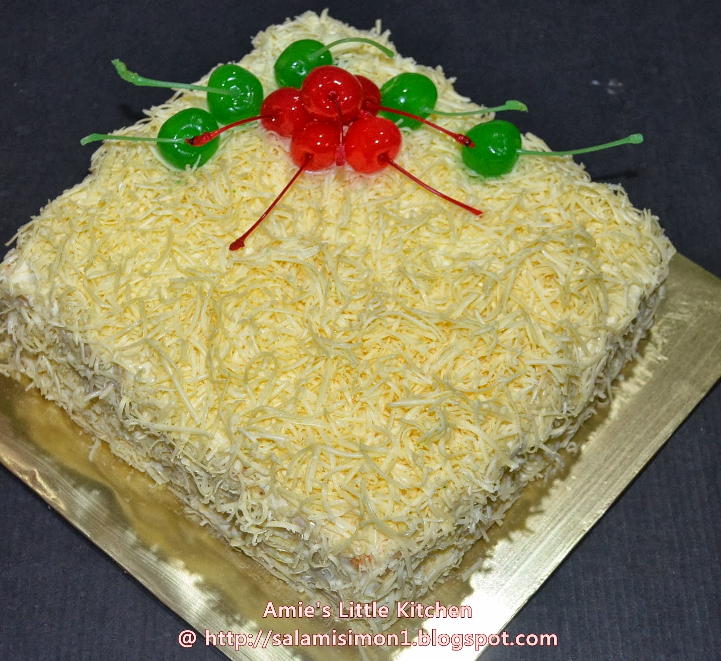 Resepi Snow Cheese Cake - Amie's Little Kitchen