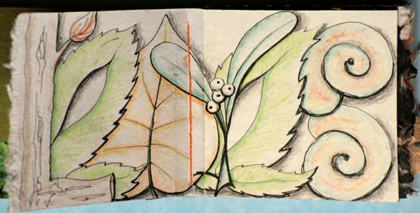 Creating a Book of Leaves | Kalona Creativity